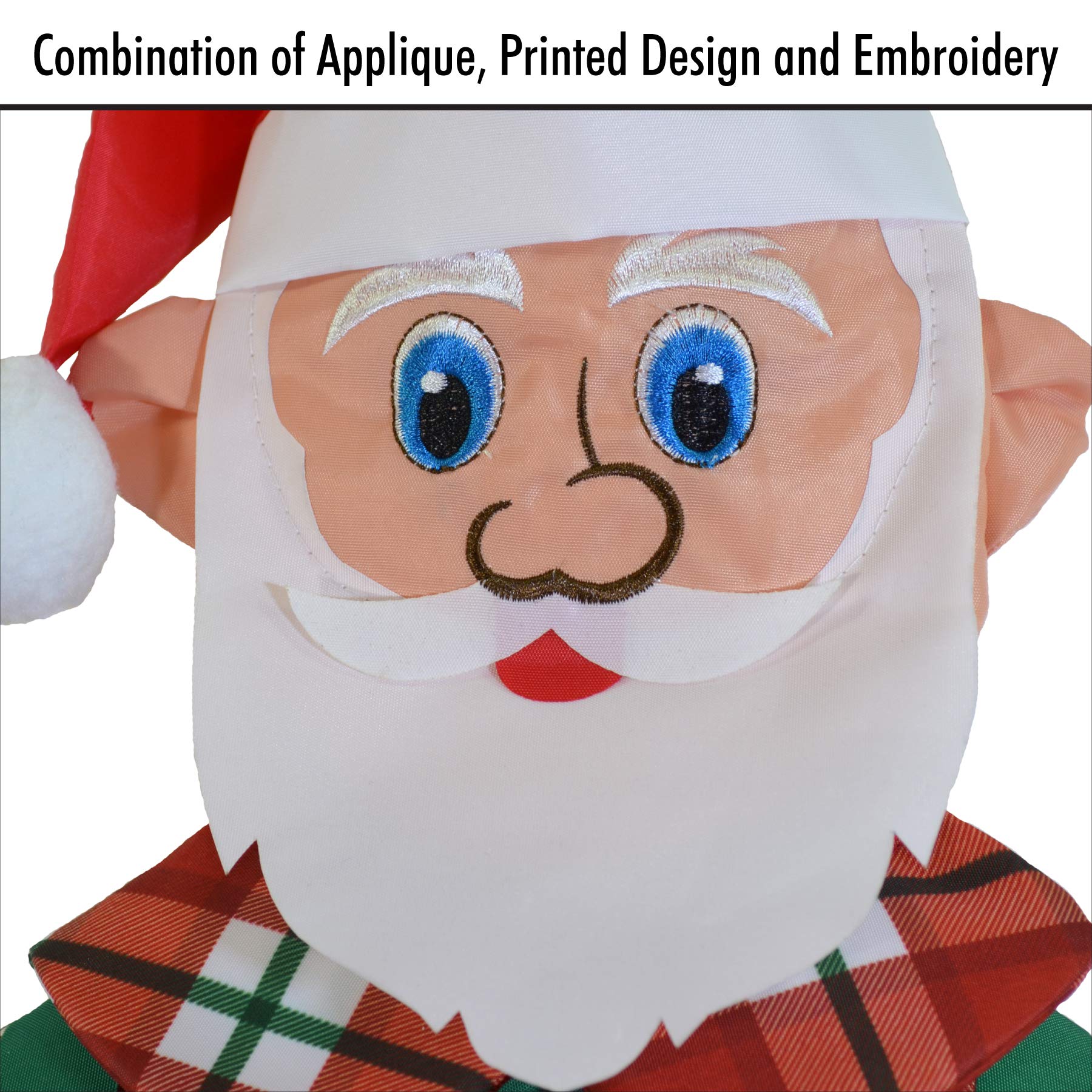 In the Breeze - Hypster Santa 3D Windsock – Pro Kites USA