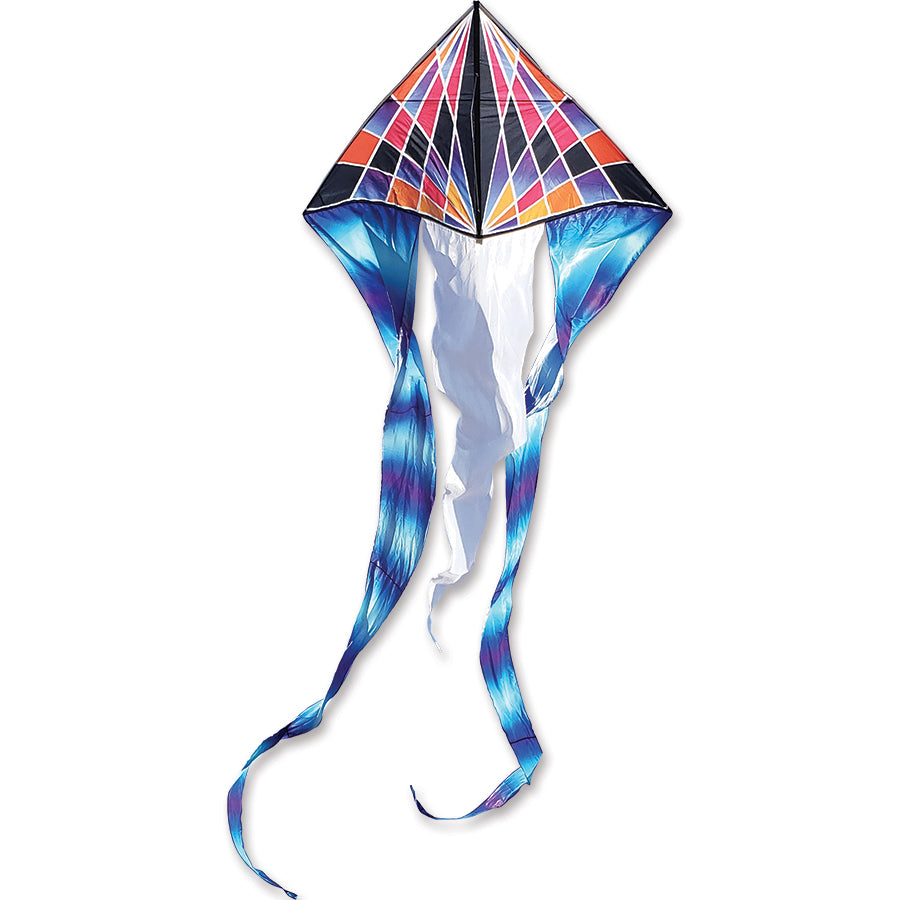 6.5ft Flo-Tail Delta Kite - Gradient Check – Pro Kites USA