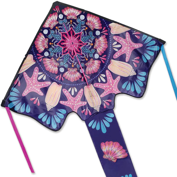 64" Zephyr Easy Flyer Kite - Mermaid Mandala – Pro Kites USA