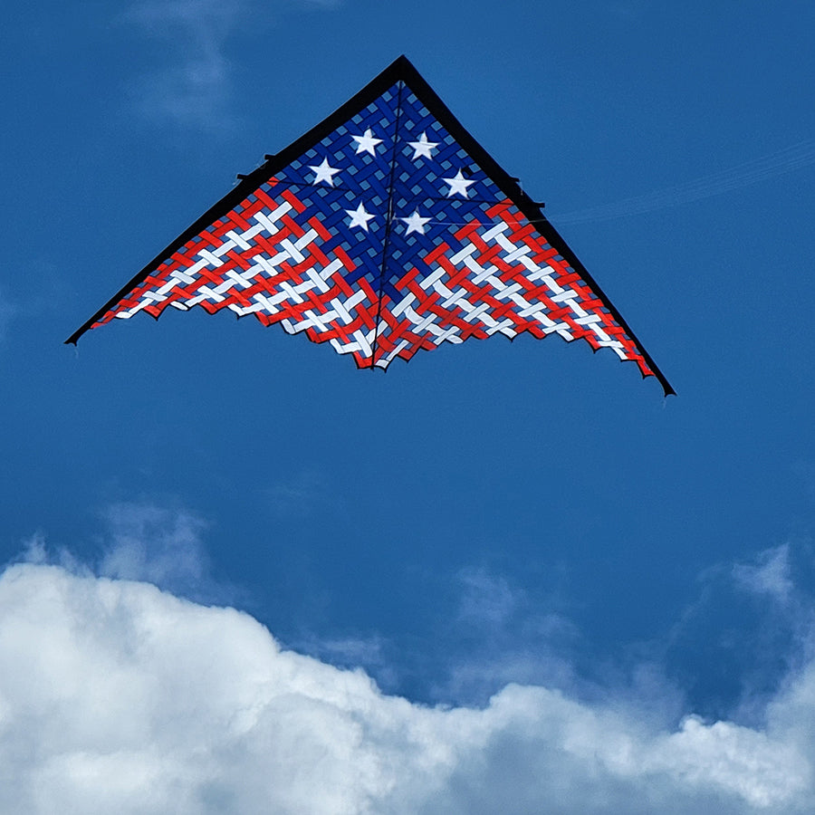 11 ft. Mesh Delta - Patriotic – Pro Kites USA