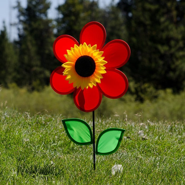 Flower-12" Red Sunflower W/L – Pro Kites USA