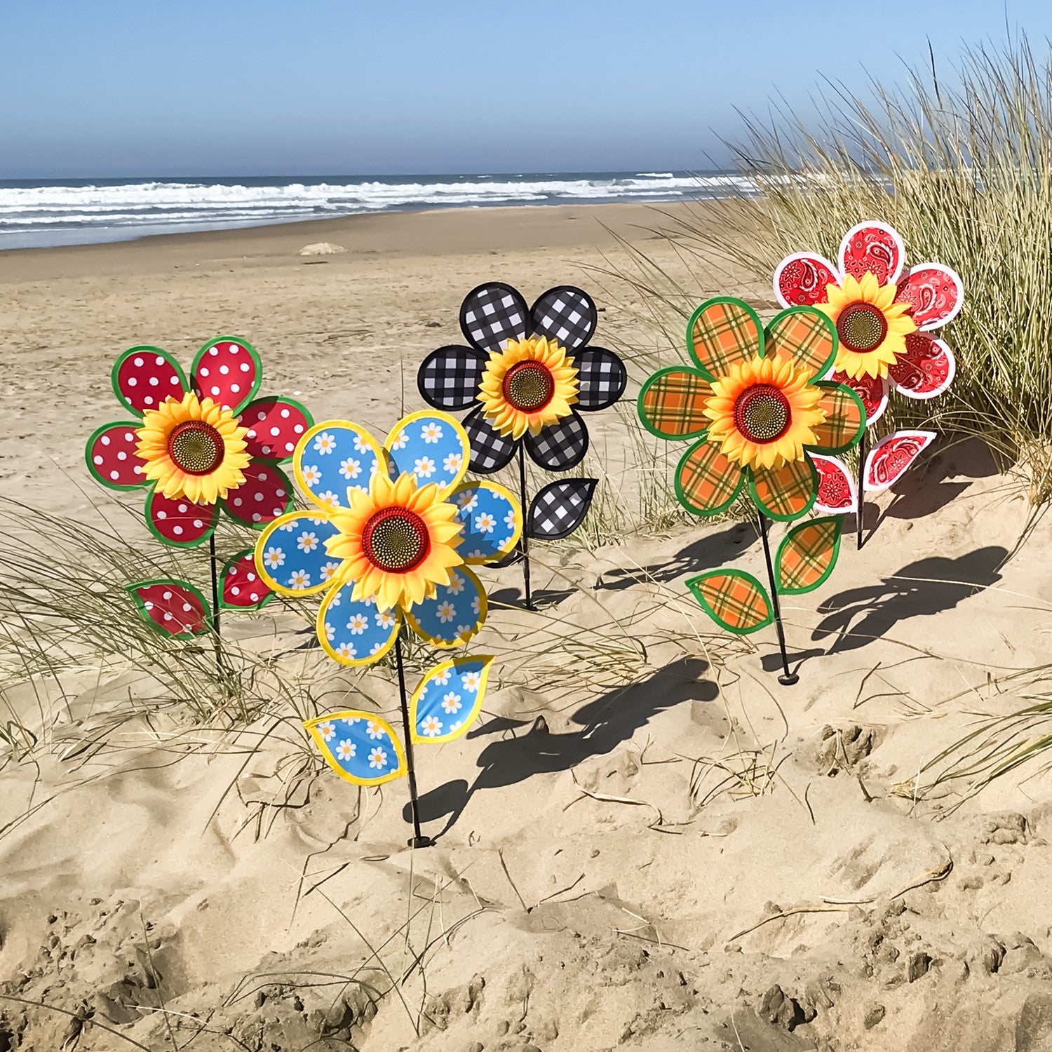 12" Patterned Sunflower Wind Spinner - Daisy – Pro Kites USA