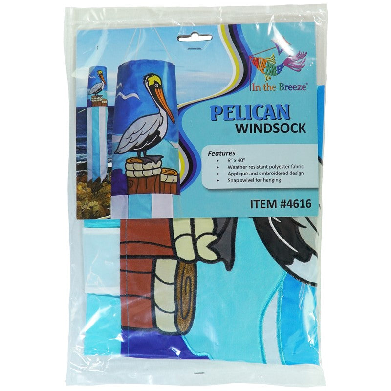 40" Coastal Windsock - Pelican – Pro Kites USA