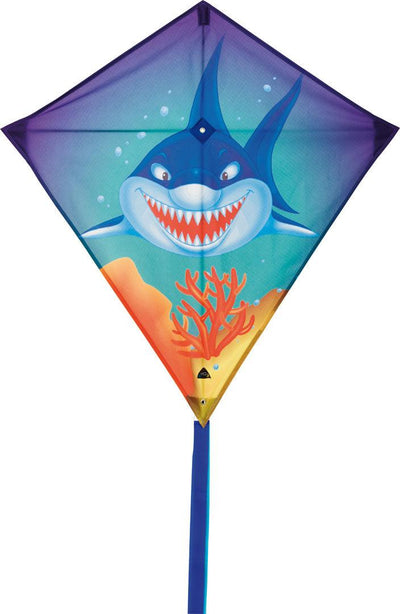 28" Eddy Sea Creature Diamond Kite - Sharky – Pro Kites USA