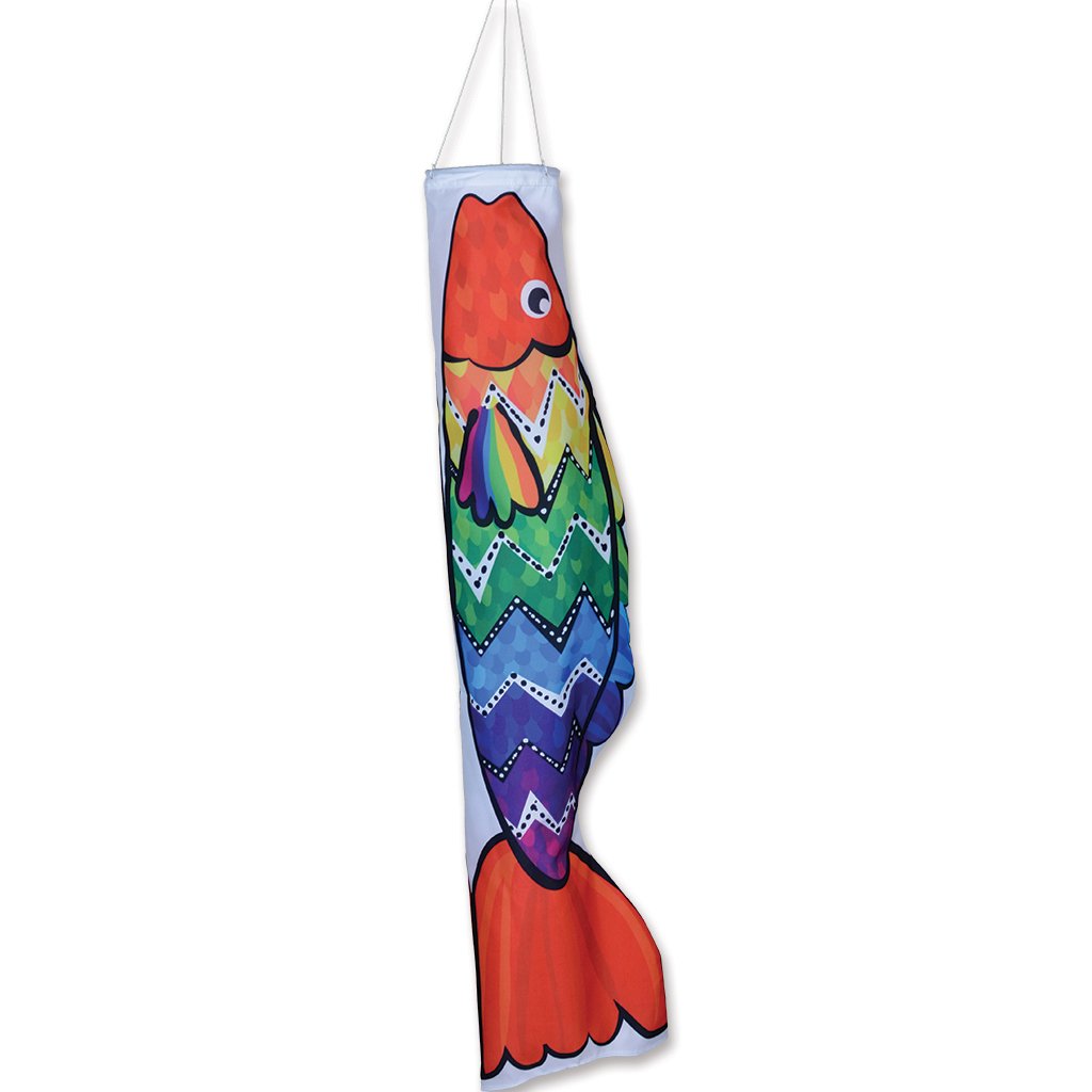 Koi Windsock - Zigzag Rainbow – Pro Kites USA