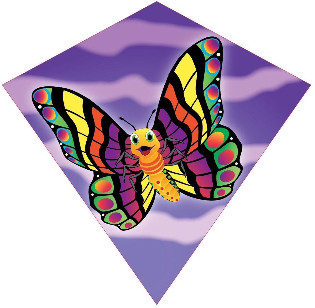 18" Mini Diamond Kite - Butterfly – Pro Kites USA