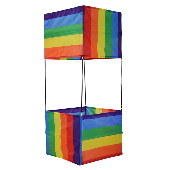 Rainbow Stripe Box Kite – Pro Kites USA