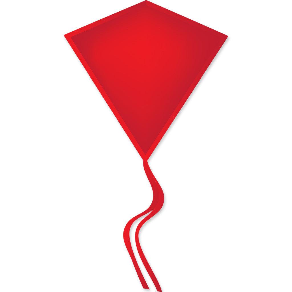 30 In. Solid Diamond - Red – Pro Kites USA